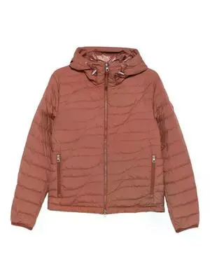 Moncler Chitu Quilted Hooded Jacket - Brown