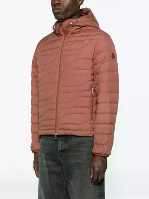 Moncler Chitu Quilted Hooded Jacket - Brown