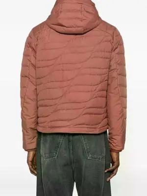 Moncler Chitu Quilted Hooded Jacket - Brown