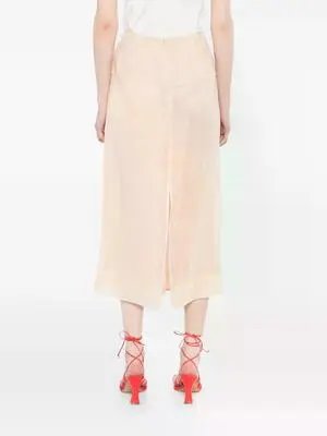 LESS Silk Midi Skirt