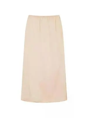 LESS Silk Midi Skirt