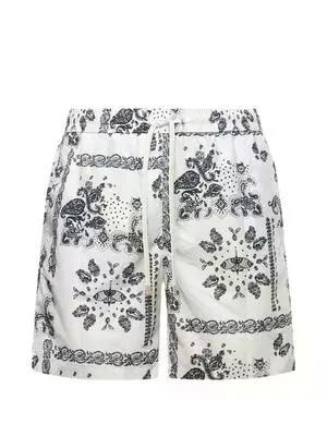 Eleventy Paisley-pattern Swim Shorts