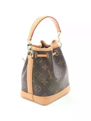 LOUIS VUITTON 2021 Nano Noé Monogram Bucket Bag - Brown