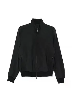 Emporio Armani Zip-up Bomber Jacket - Black