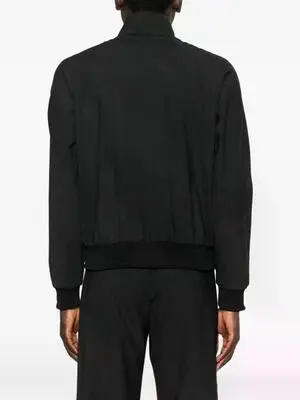 Emporio Armani Zip-up Bomber Jacket - Black