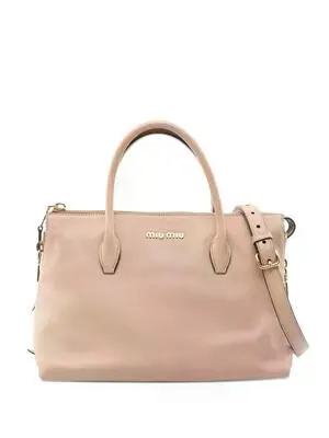 Miu Miu Madras Leather Handbag