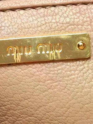 Miu Miu Madras Leather Handbag