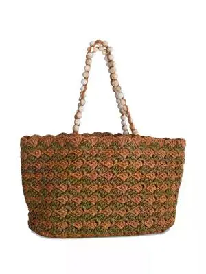 0711 TBILISI Capri Beaded Beach Bag
