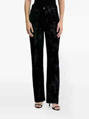 Sisley Textured Straight-leg Jeans