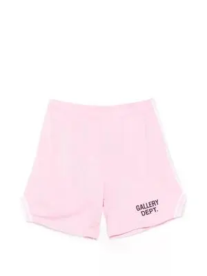 GALLERY DEPT. Logo-print Striped Shorts - Pink