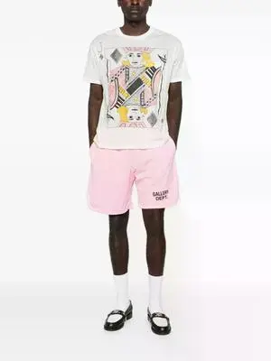 GALLERY DEPT. Logo-print Striped Shorts - Pink