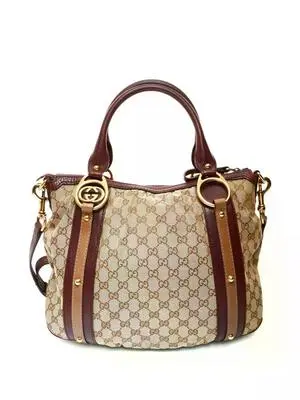Gucci Interlocking G Canvas Bag