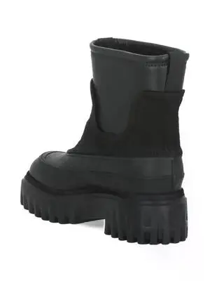 Hogan Embossed Logo Raised Sole Boots