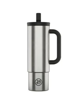 24BOTTLES Brushed Handle Straw Cup