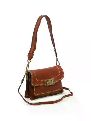 CAMPOMAGGI Agnese Studded Shoulder Bag