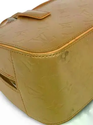 LOUIS VUITTON 2003 Shelton Monogram-embossed Mm Tote Bag - Brown