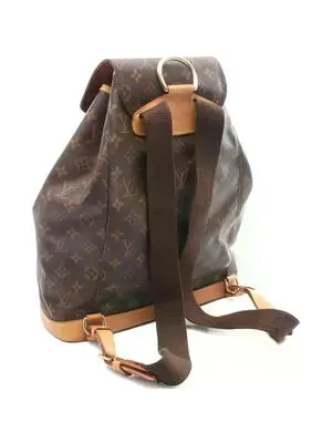 LOUIS VUITTON Montsouris Monogram Backpack - Brown
