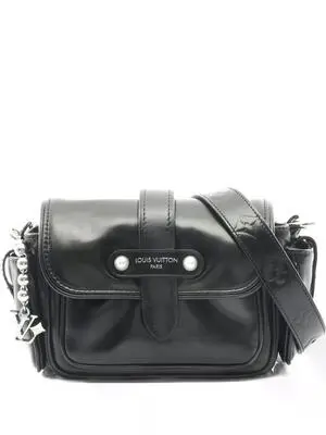 LOUIS VUITTON 2021 Cargo Leather Shoulder Bag - Black