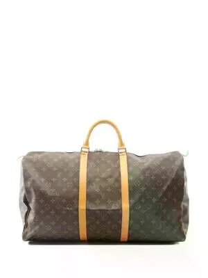 LOUIS VUITTON 1999 60 Keepall Monogram Leather Bag