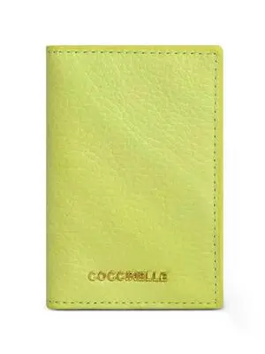 COCCINELLE Logo-appeliqué Wallet - Yellow