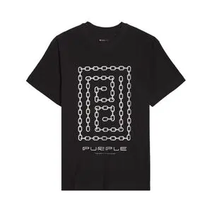 PURPLE BRAND Meander Chain Tee
