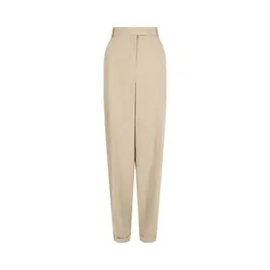 FERRAGAMO Wide Leg Wool Trousers