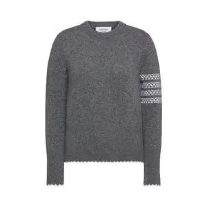 Thom Browne Classic Fit Crew Neck Pullover