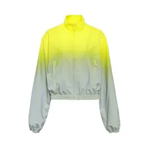 Alexander Wang Reflective Shrunken Track Jacket - Silver