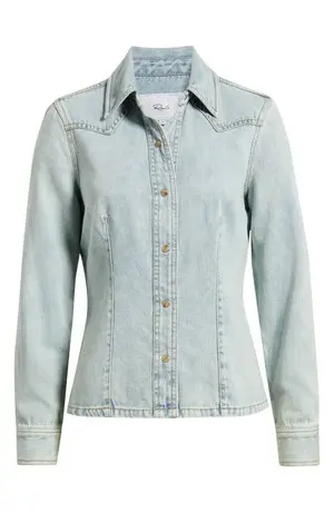 Rails Taina Denim Snap-up Western Shirt