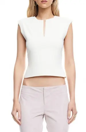 Lioness Tribeca Cap-sleeve Crop Top