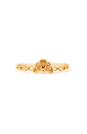 GIRLS CREW Croissant Ring - Gold
