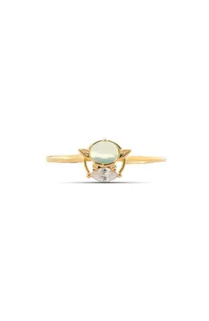 GIRLS CREW Star Wars Grogu Ring - Gold
