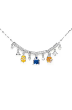GIRLS CREW Star Wars Droid Charm Bracelet - Silver