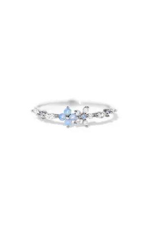 GIRLS CREW Blossom Garden Ring - Silver