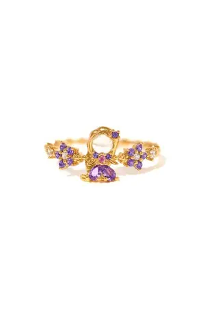 GIRLS CREW X Disney Princess Rapunzel Ring - Gold