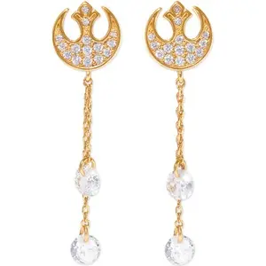 Girls Crew Rhodium-plated Earrings