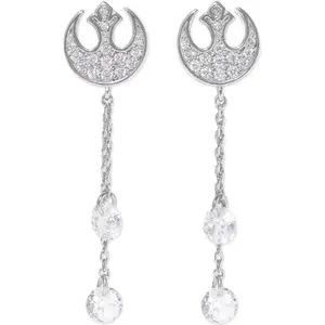 GIRLS CREW Star Wars™ Rebel Alliance Insignia Drop Earrings - Silver