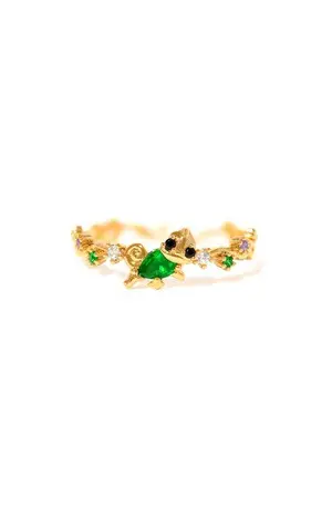 GIRLS CREW Disney Princess Rapunzel Ring - Gold