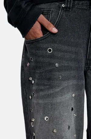 JADED LONDON Trixa Jewel Studded Colossus Jeans