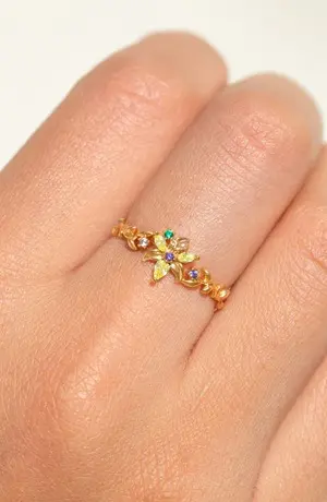 GIRLS CREW X Disney Tangled Sundrop Flower Ring