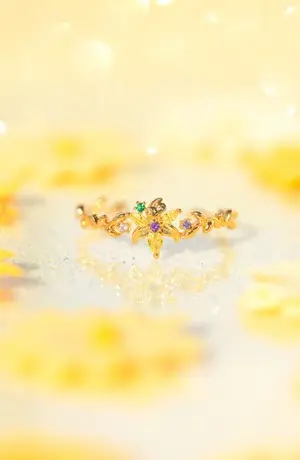 GIRLS CREW X Disney Tangled Sundrop Flower Ring