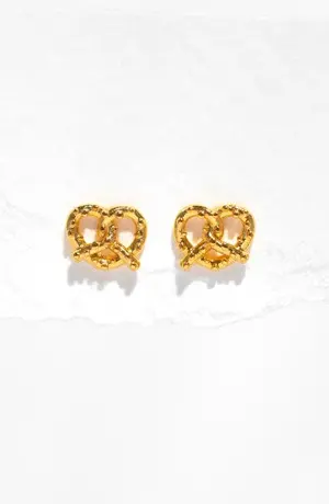 GIRLS CREW Pretzel Stud Earrings