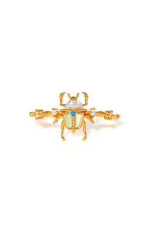 GIRLS CREW Beetle Ring - Gold