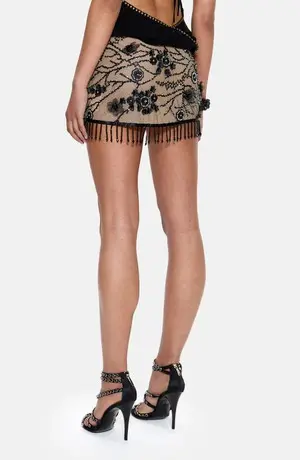 JADED LONDON Ellora Embellished Miniskirt