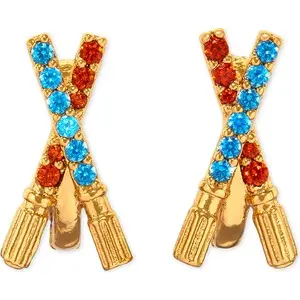 GIRLS CREW Star Wars™ Lightsaber Duel Hoop Earrings - Gold