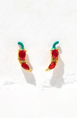 GIRLS CREW Chili Pepper Stud Earrings