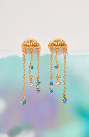 GIRLS CREW Jellyfish Drop Earrings