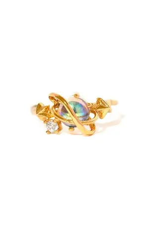 GIRLS CREW Rings Of Neptune Single Ear Cuff - Gold