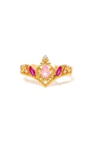 GIRLS CREW X Disney Princess Sleeping Beauty Ring - Gold
