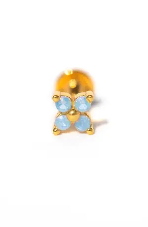 GIRLS CREW Blossom Stud Earring - Gold